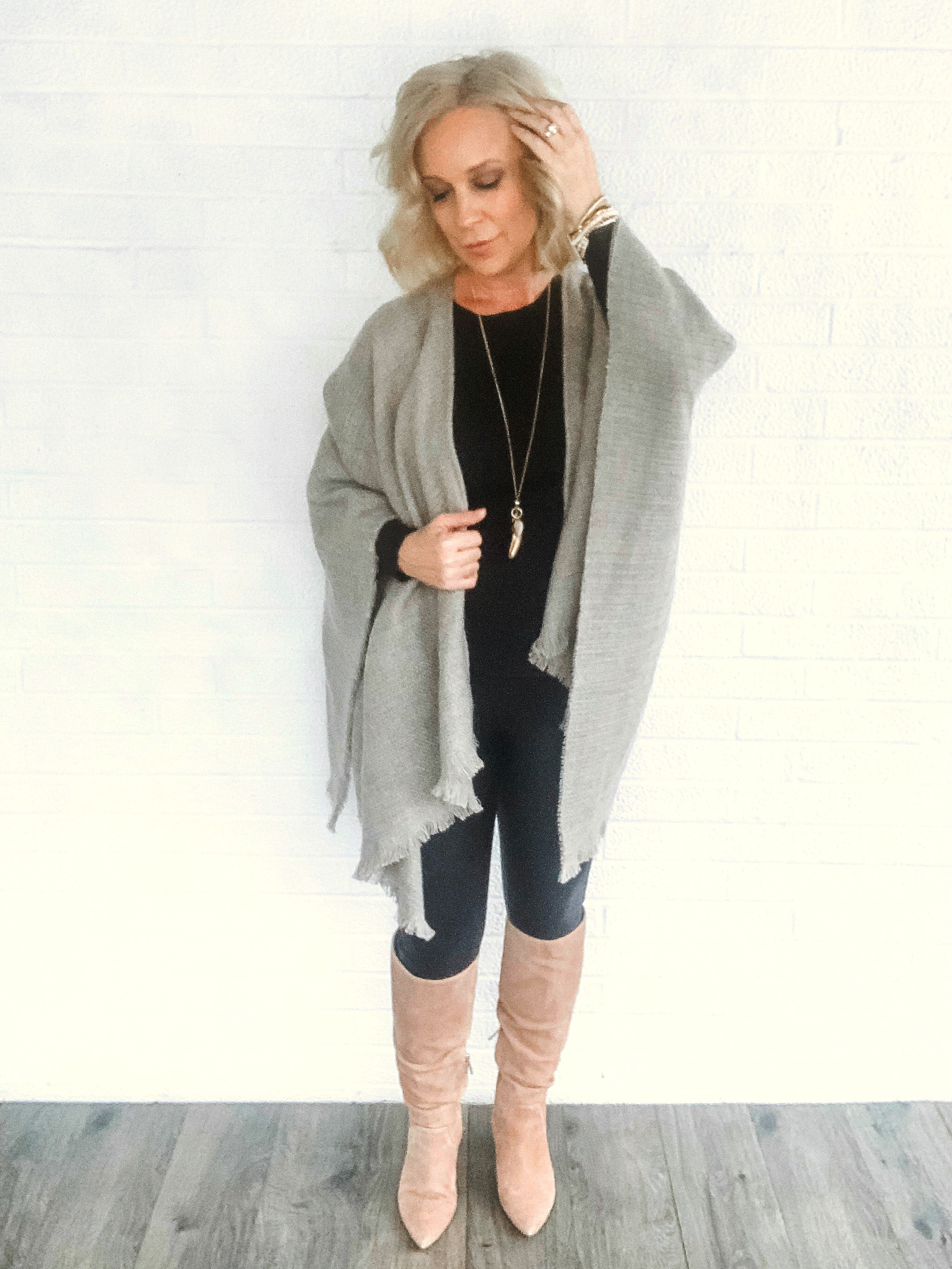 Four Poncho Outfits for Thanksgiving – Midlife Posh Closet