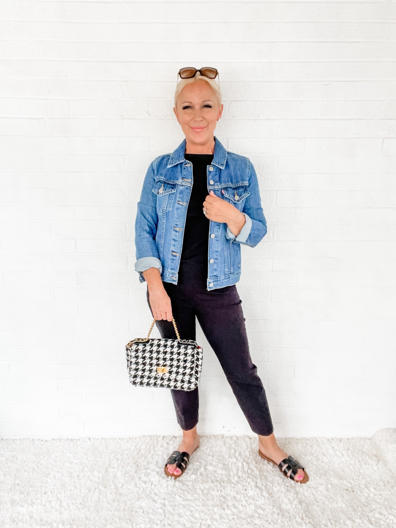 “I Have NOTHING to Wear…” – Black Column Outfit – Midlife Posh Closet