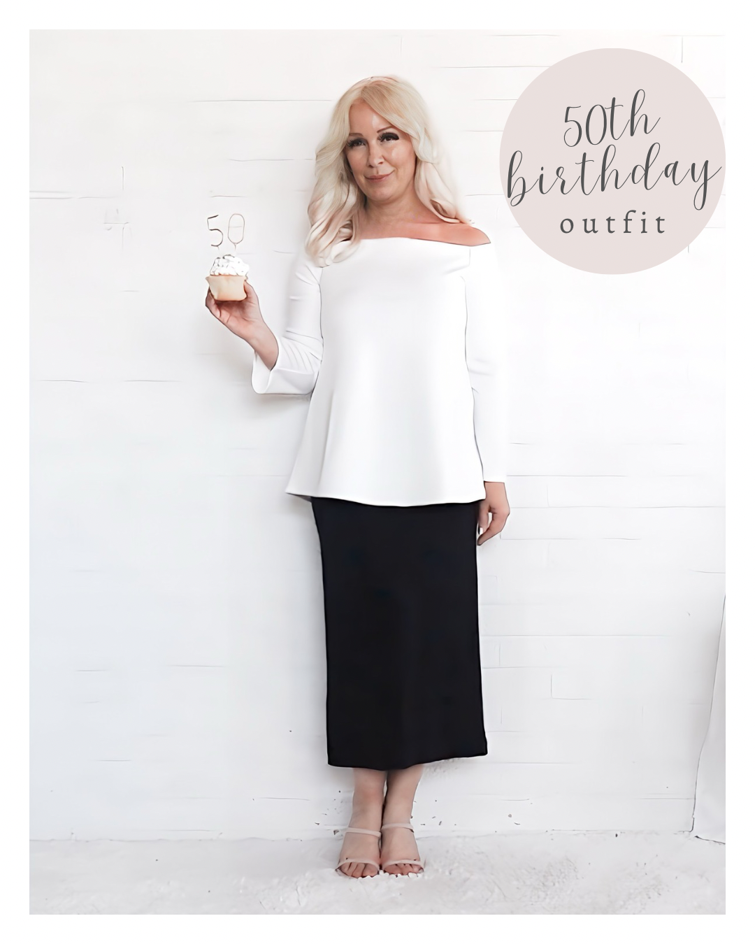 My 50th Birthday Outfit: Styling Loose with Fitted – Midlife Posh Closet
